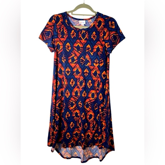 LuLaRoe | Dresses | Nwt Lularoe Carly Swing Dress Medium Comfy Highlow ...